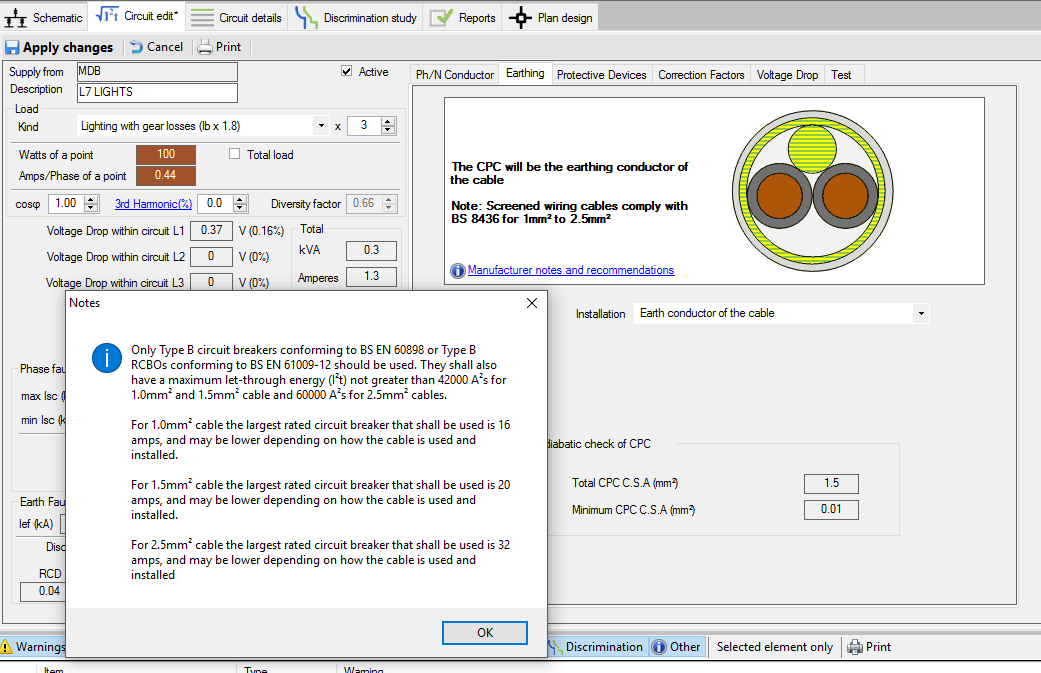 Electrical Design, Cable Sizing and Certification Software